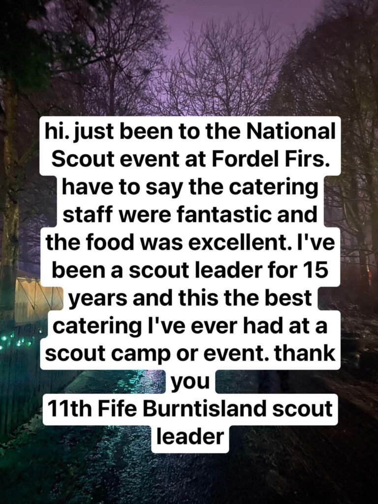 Catering at Fordel Firs | David’s Kitchen